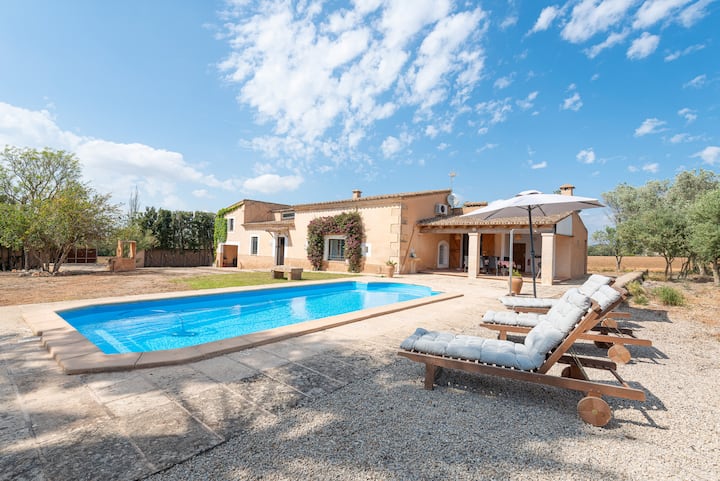 Villa Ca Na Pera Near Rafael Nadal Academy - Manacor