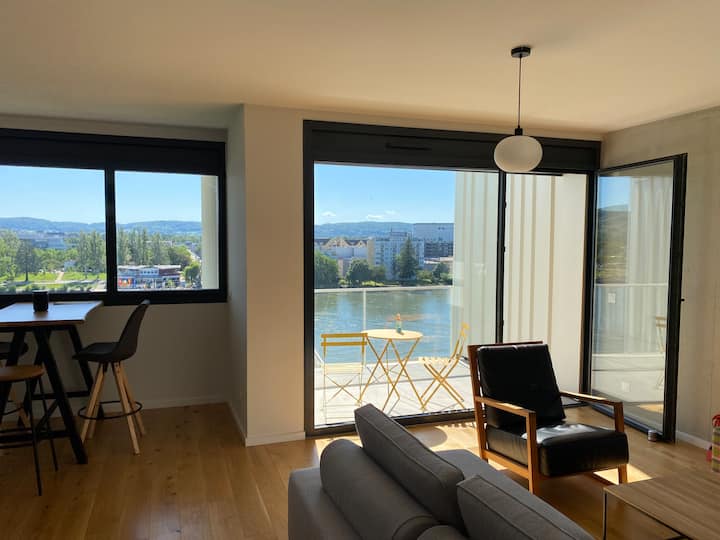 Modern Apartment With Spectacular Rhine View - Bâle