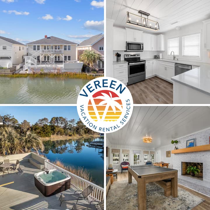 Amazing Water Views/game Room-hot Tub/walk 2 Beach - South Carolina