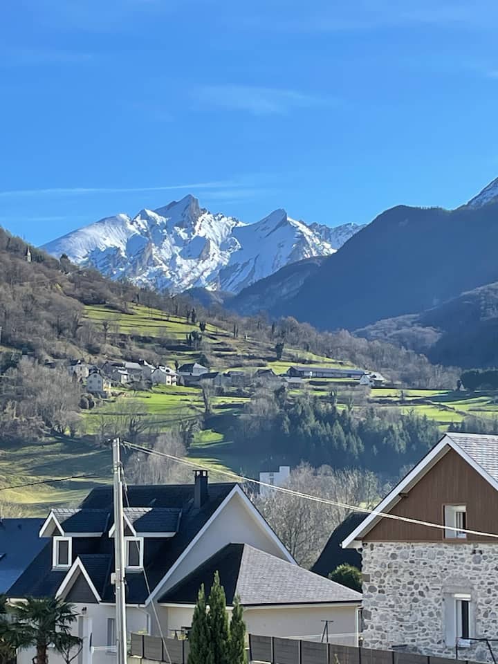 Appartement "Cocoon" Avec Jardin Et Vue Montagne - Laruns