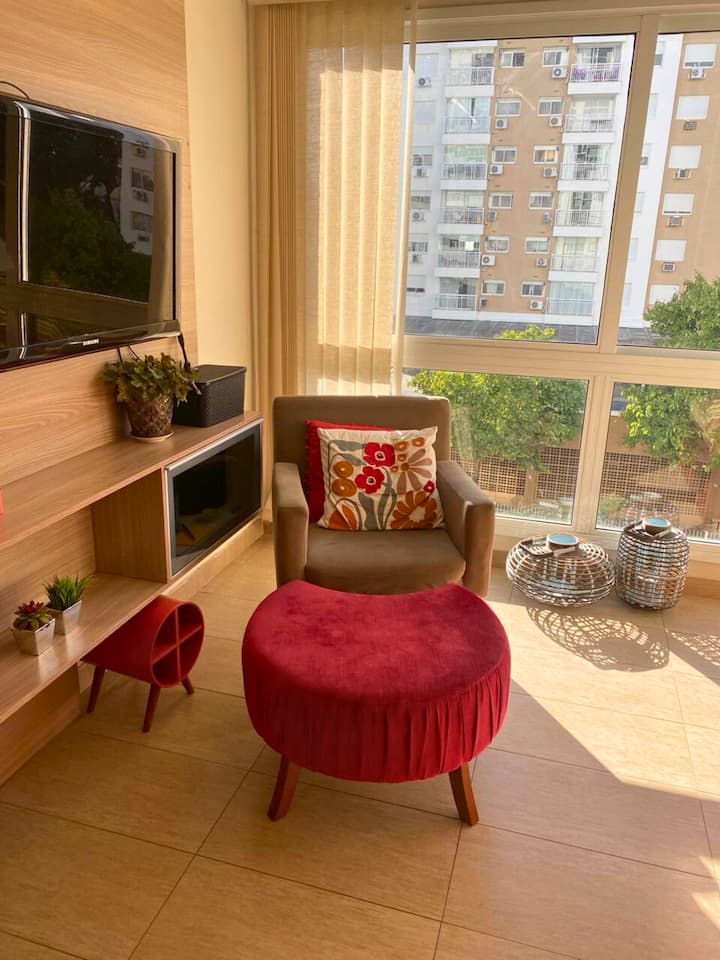 Apto 2dorm C/suite, A 650m Do Consulado Americano - Porto Alegre