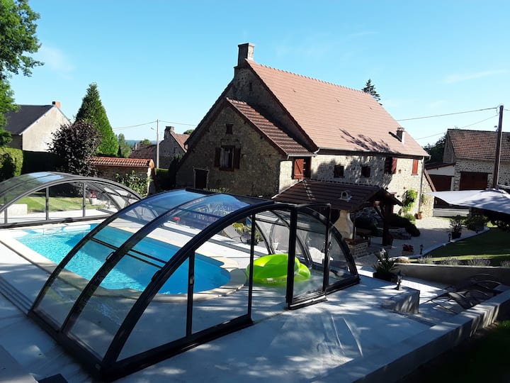 Maison Campagne Avec Piscine - Guéret