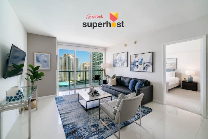 Beautiful Ocean View 1br/1ba | Icon Brickell - Key Biscayne, FL