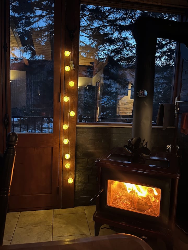 Chalet De Style Charpente De Bois Massif Vbn - Quebec