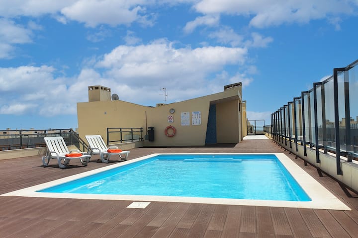 Appartement Spacieux Avec Vue Sur La Mer, Piscine - Olhão