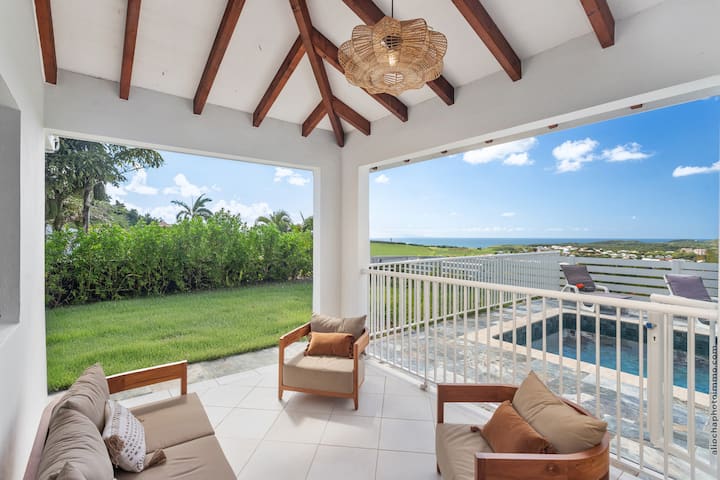 Villa La Sagesse Ws - Piscine Privée, Vue Diamant - Martinique
