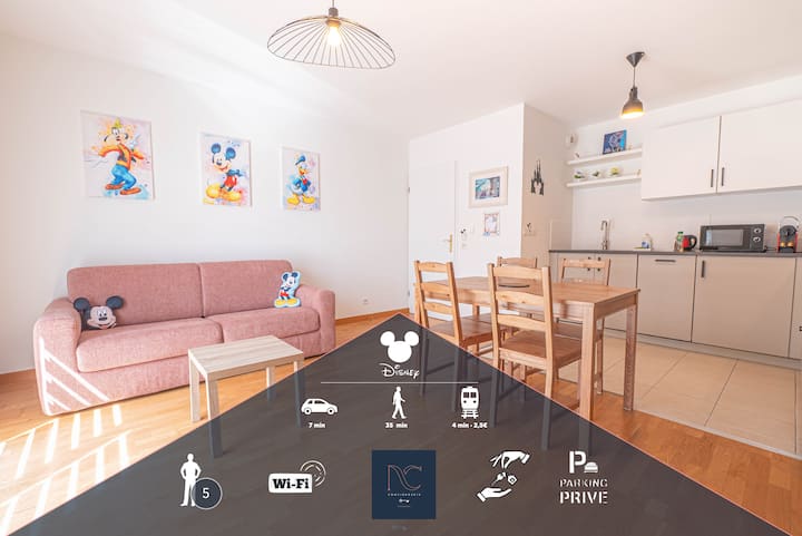 *Disneyland-paris* 5 Personnes, Parking, Wifi - Montévrain