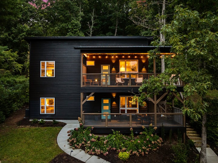 New,hot Tub,sauna,games,views -Asheville/blk Mtn - Black Mountain, NC