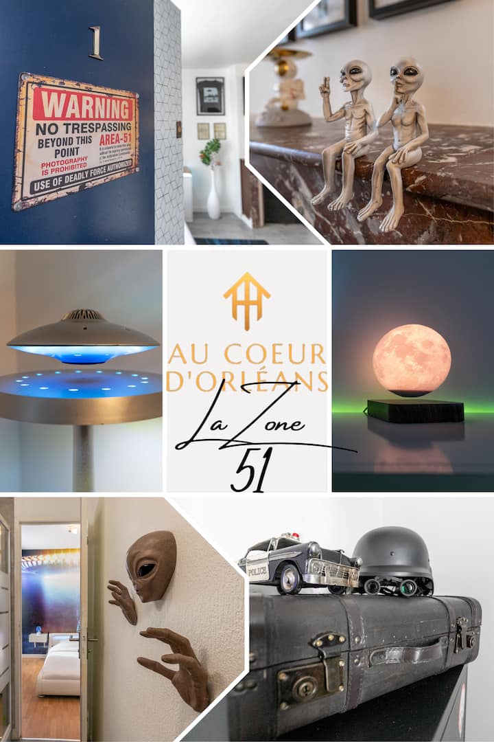 La Zone 51 Objets En Lévitation Parking Privé - Orléans