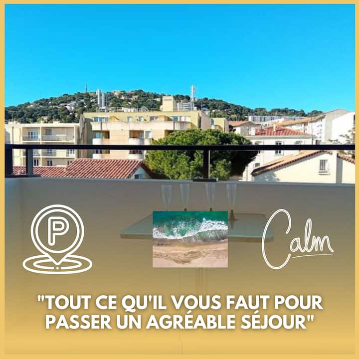 Appart. T2- 4 Pers-parking- Central - Sète