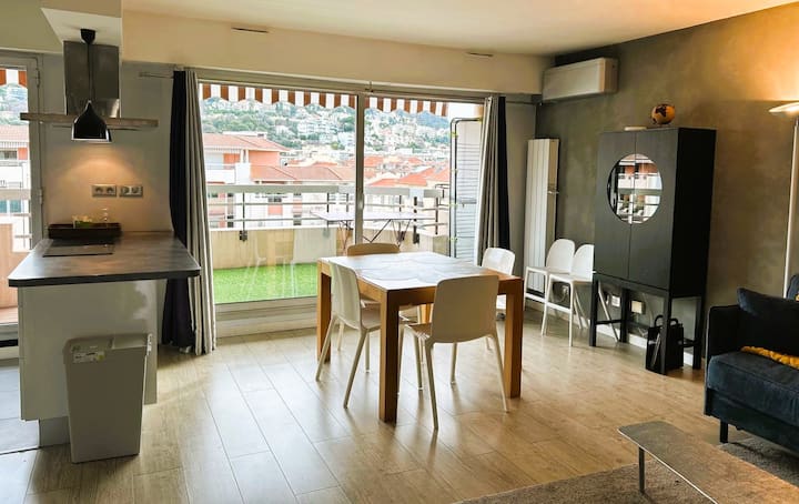 Appartement Avec Grande Terrasse Et Climatisation - Nizza