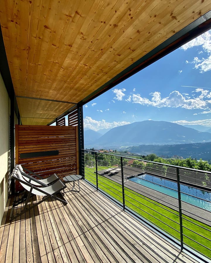 Dahoam - Vistasuite Mit Atemberaubender Aussicht - Merano
