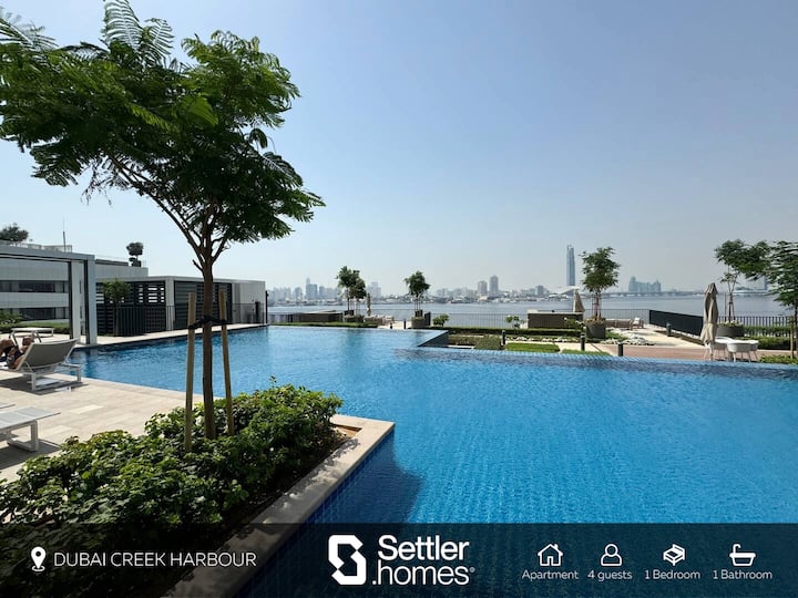 Stylish 1br | Creek Edge T1 | Dubai Creek Harbour - Dubai