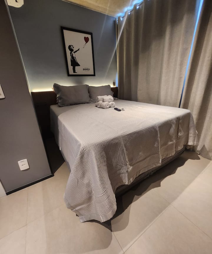 Studio Muito Confortável, Check In Flexível - São Paulo