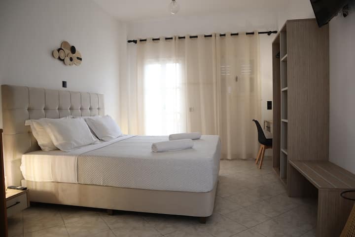 03-sea View Double Room 1min From Perivolos Beach - Santorini