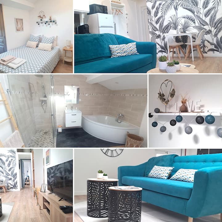 Coeur Bleu De Ribérac - Hyper Centre - Free Wifi - Ribérac