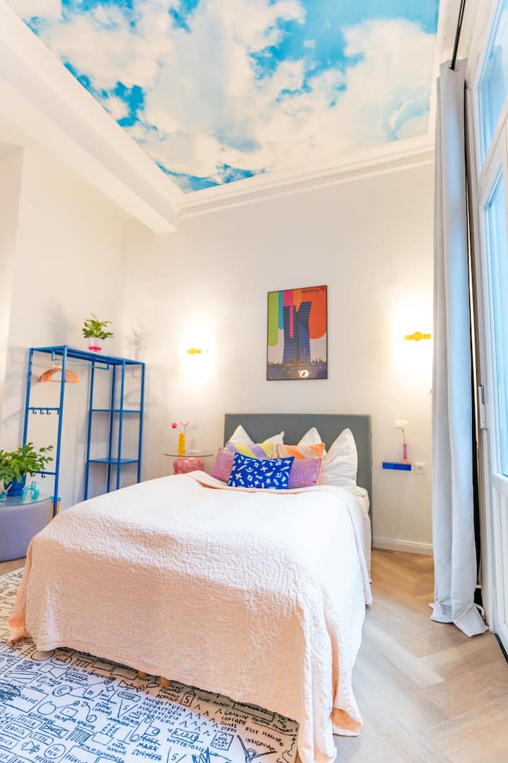 〈 Retropop Design Apartment• City Center - Hamburgo