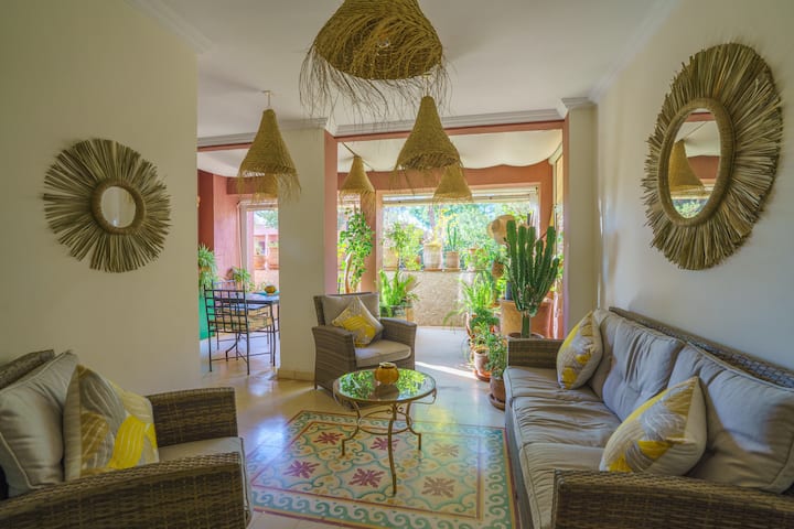 Luxueux 138m², Piscine, Terrasse Privé, - Marrakesh