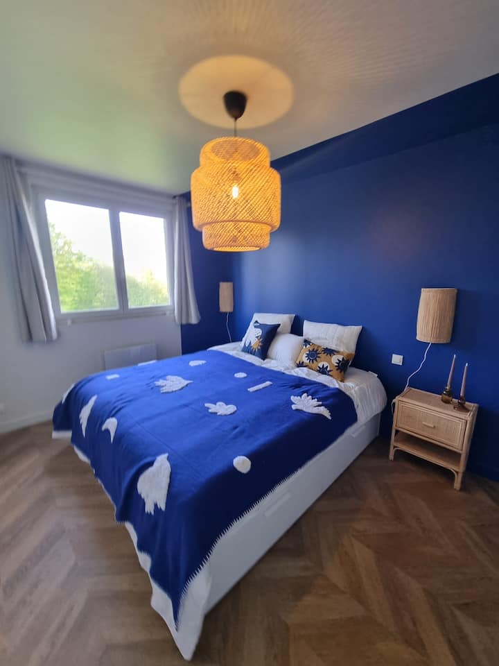 Gite Familial 6pers - Lit King Size - Vue éTang - Montreuil