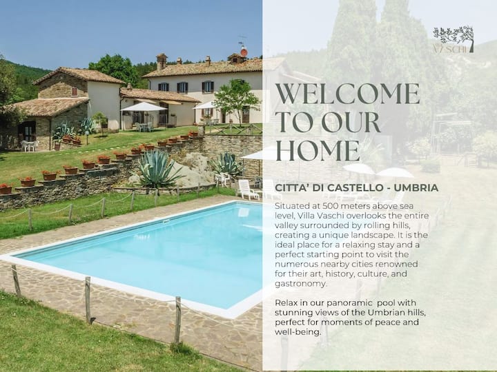 Villino Indip. Con 2 Camere, Camino, Patio Esterno - Ombrie