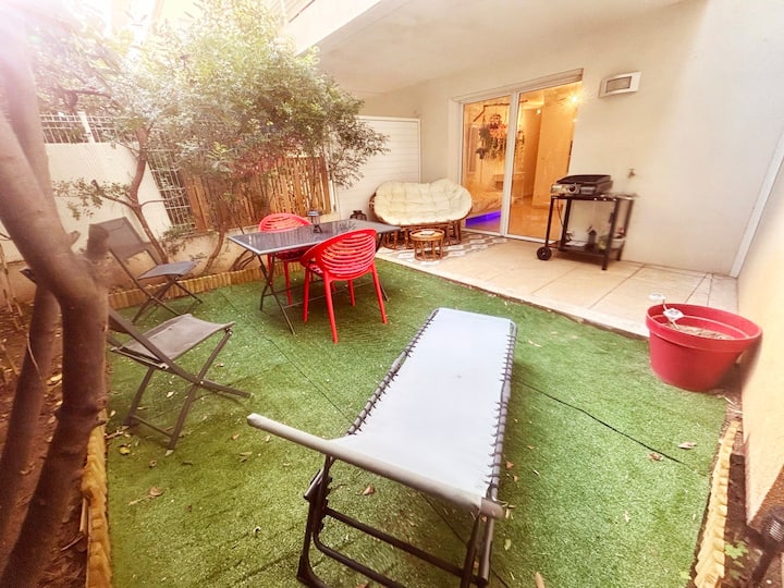 Appartement Studio Avec Jardin. - 몽펠리에