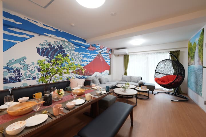 Near Shibuya Area｜3realbed｜110㎡｜6 Real Beds - Shibuya