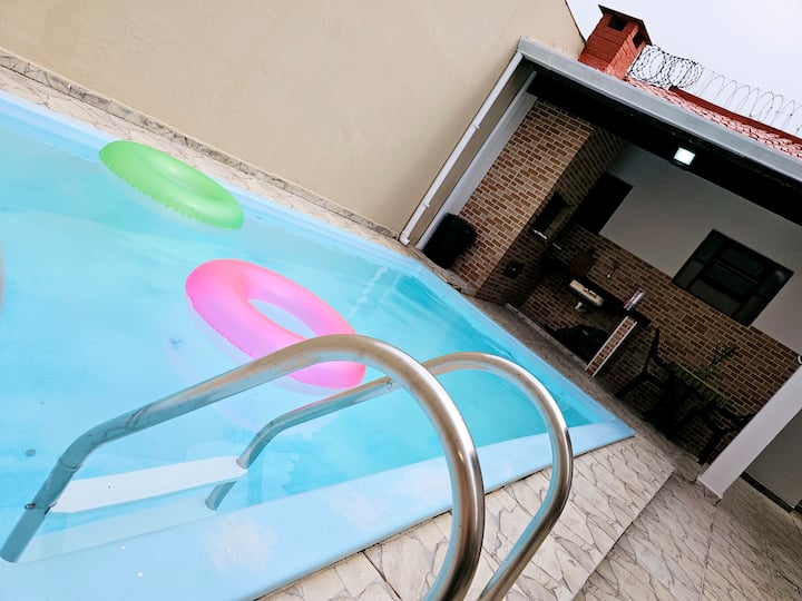 Casa Pé Na Areia C/piscina, Bilhar E Churrasqueira - Praia Grande