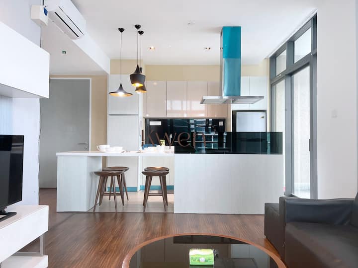 Kwen Suites-city View 2br Riverson Nearimago - Kota Kinabalu