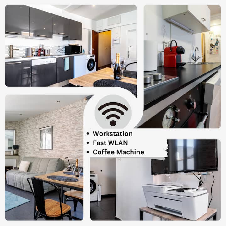 Les Suisses, Central - Oldtown, 5 Min Beach - Cannes