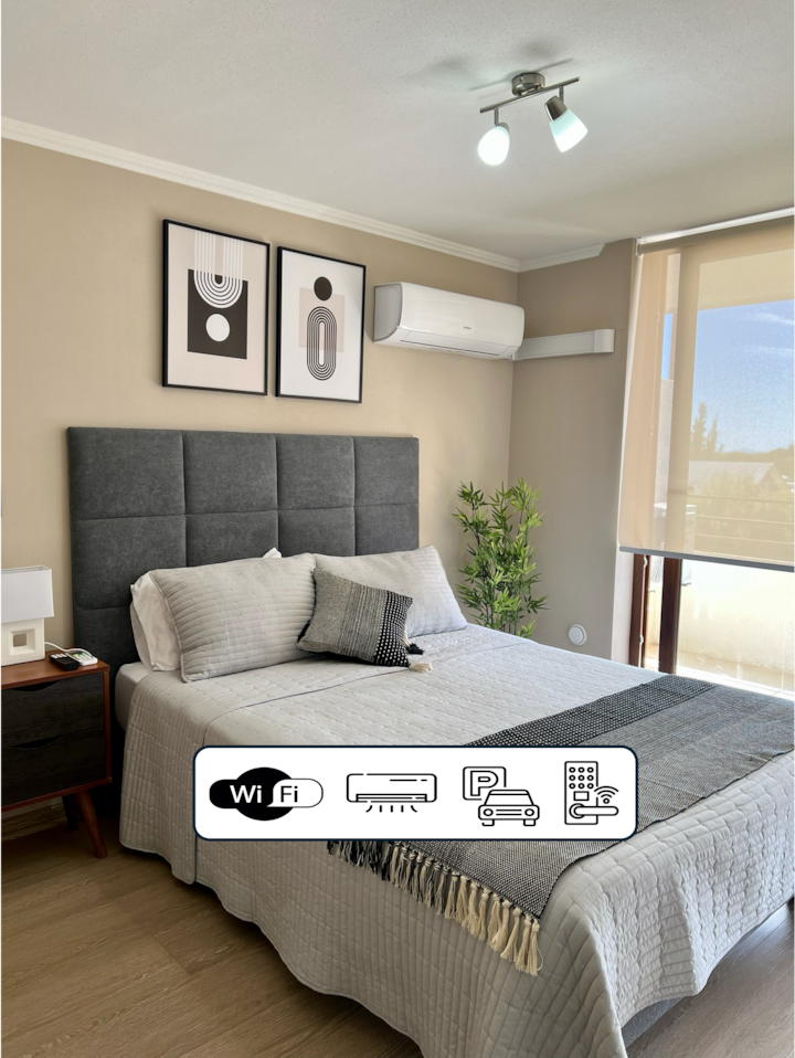 Loft Moderno, Vista Al Centro Wi-fi+ A/c+ Parking” - Chillan