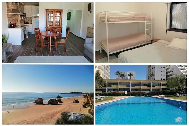 On The Beach. Pool & Parking. Ac & Wifi - Portimão