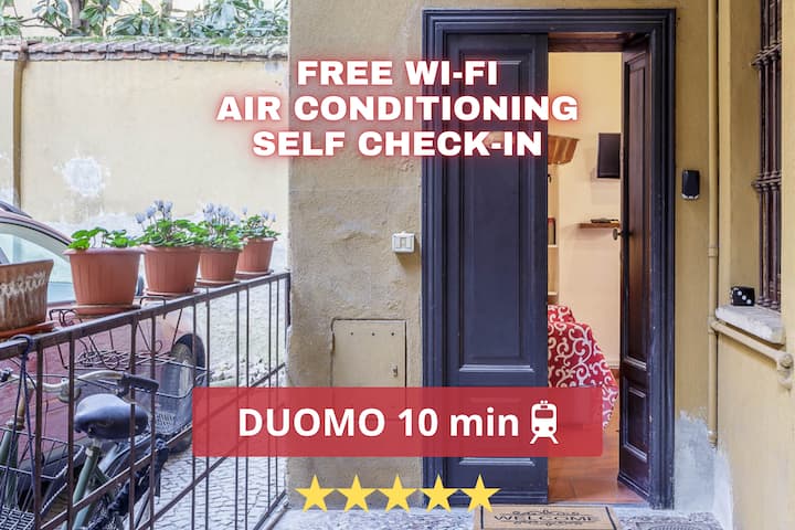 [10 Min Duomo] Romantic Loft - Metro & Wi-fi - Milan