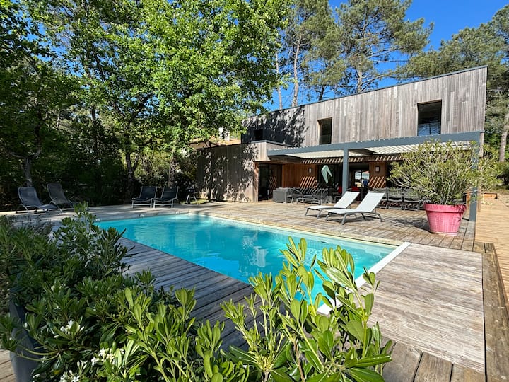 Promo Architect Villa Mit Beheiztem Schwimmbad - Biscarrosse
