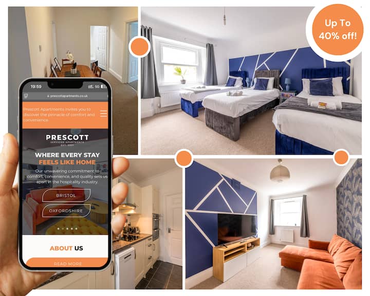 Garden Flat W/ Free Parking By Prescott Apartments - Bristol