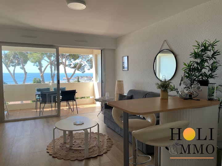 Bandol: Studio Vue Mer Exceptionnelle & Parking - Bandol