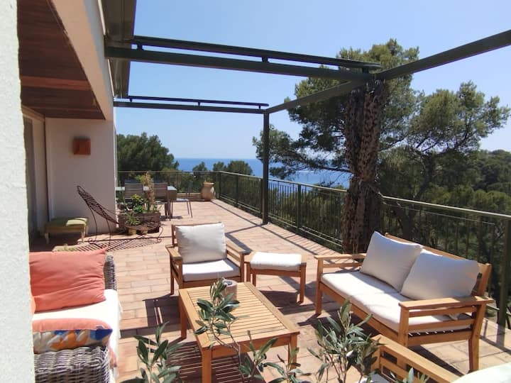 Athena: Maison De Vacances, Accès Piscine Et Plage - Saint-Cyr-sur-Mer