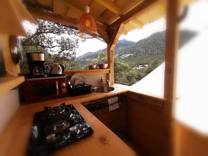 Corsica Stazzu
Site Bergerie
Tente "À Vista" - Korsika