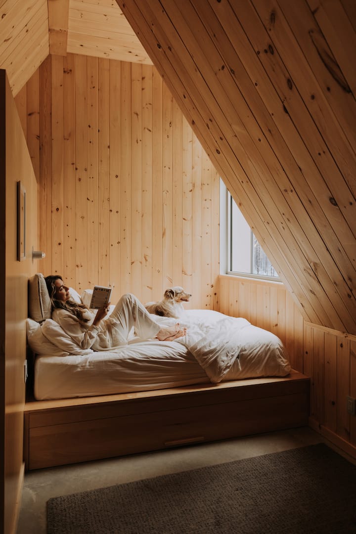 ÉVasion Minimaliste | Spa • Sauna • Forêt • Foyer - Rawdon