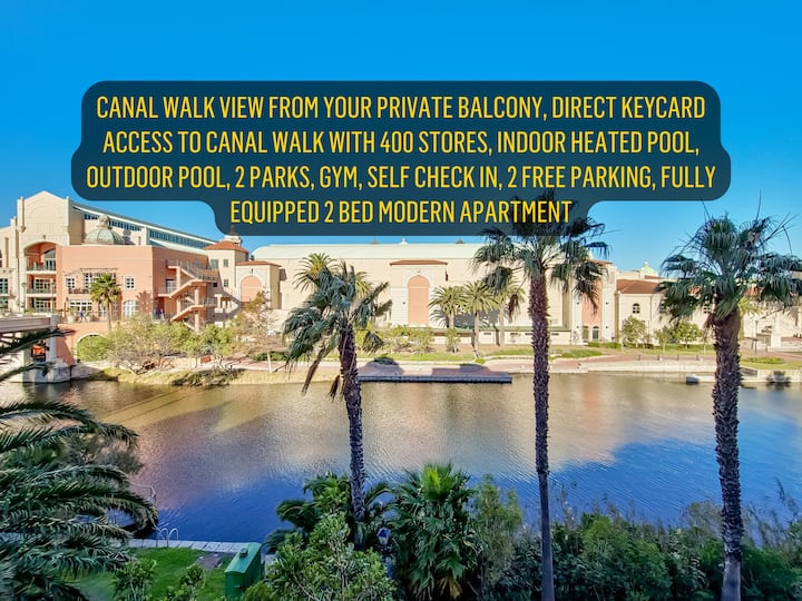 Newly Renovated Canal-side | Pools, Gym & Parking - Cape Town