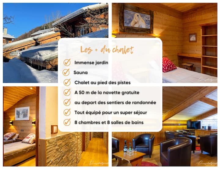 Chalet Au Pied Des Pistes, Sauna, Parking Privé - L'Alpe d'Huez