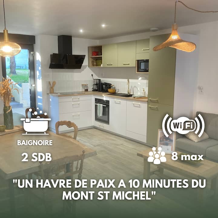 Maison Avec Jardin à 10 Minutes Du Mt St Michel - Le Mont-Saint-Michel