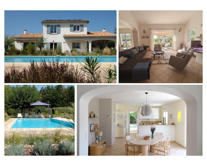 Villa Garrigo-18km Aixenprovence-4ch Piscine Clim - Lambesc