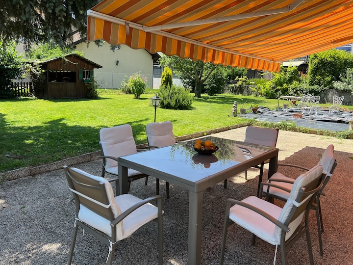 1 Ch. Pour 2 Pers.+ Espaces Communs Maison Eysins - Nyon