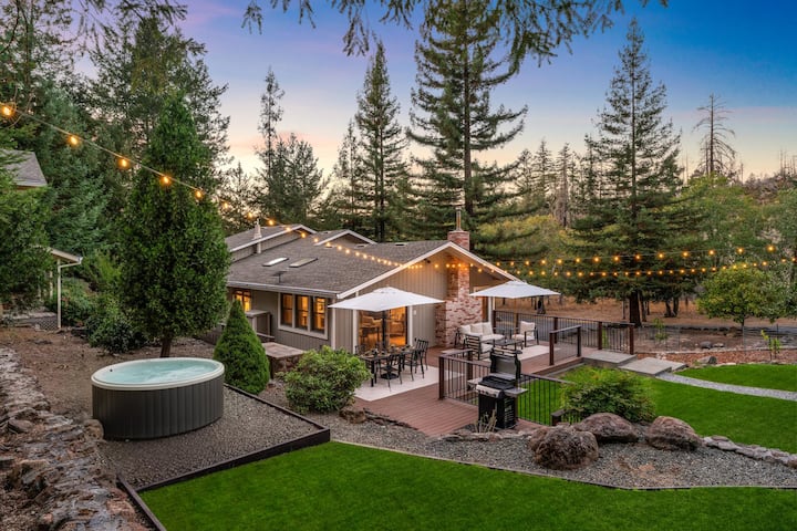 Sonoma-napa Hillside Escape & Hot Tub Bliss - Calistoga, CA