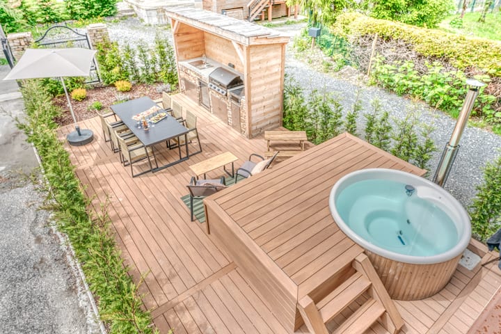 Sauna / Bain Nordique / Cinéma / Vue Montange - Chamonix-Mont-Blanc