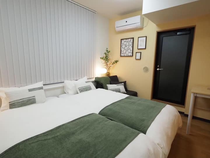 【Happy House 202】25㎡/駅徒歩4分/秋葉原・上野タクシー5分/2ベット - Tokyo