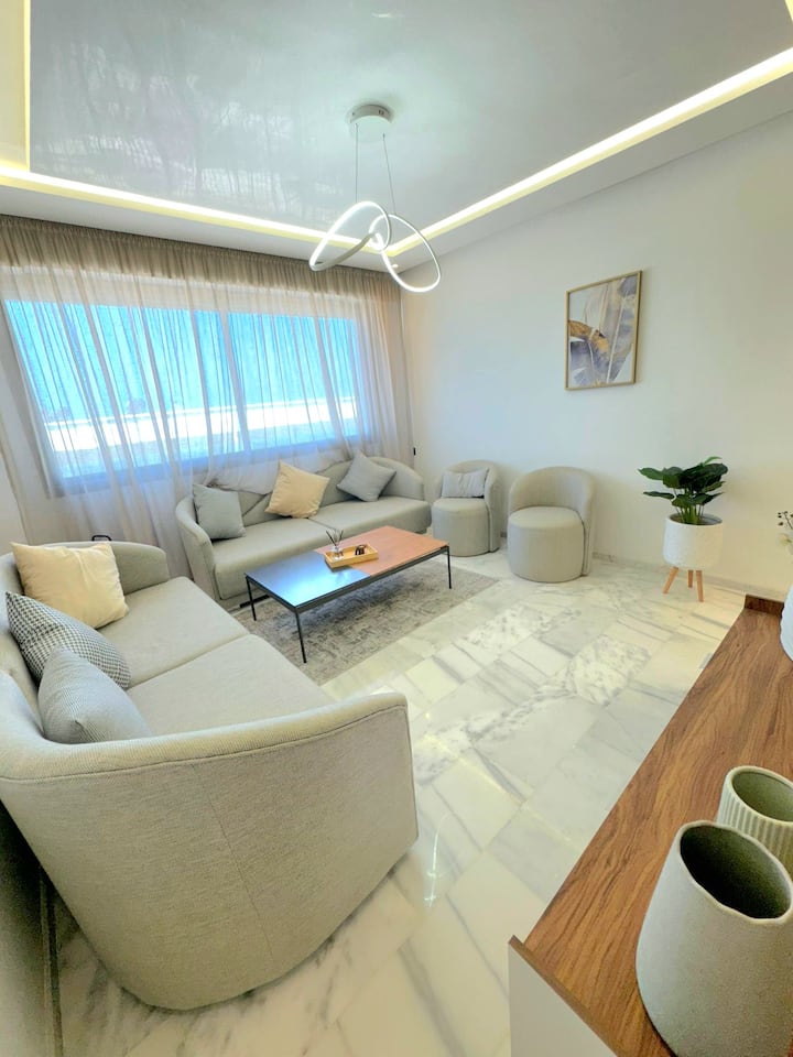 Luxueux Appartement 350m De La Plage Néroli 9 - Agadir