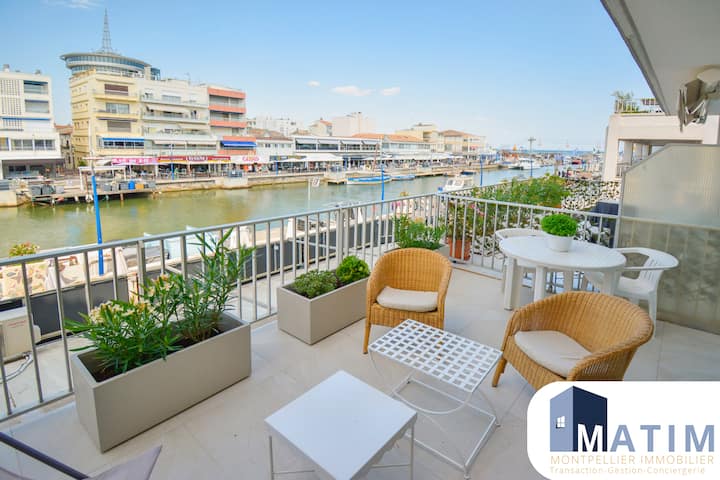 Canal Palavas Avec Terrasse - Palavas-les-Flots