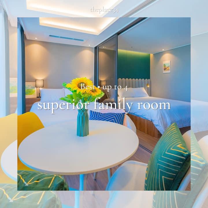 Best • 2beds 야외테라스 슈페리어 패밀리룸 | 해운대역 3분 (15) - Zuid-Korea