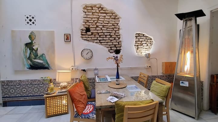 Habitación Baño Privado En Casa Andaluza Centro - Camas